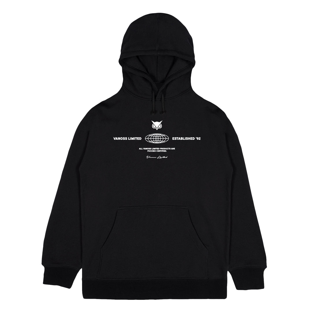 VANOSS® | GLOBAL HOODIE (BLACK) - VANOSS® Official