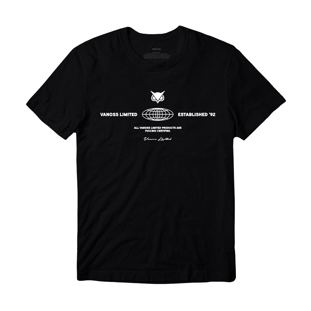 VANOSS® | GLOBAL TEE (BLACK) - VANOSS® Official