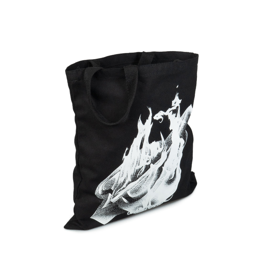 VANOSS® | BURNING TOTE BAG (BLACK) - VANOSS® Official