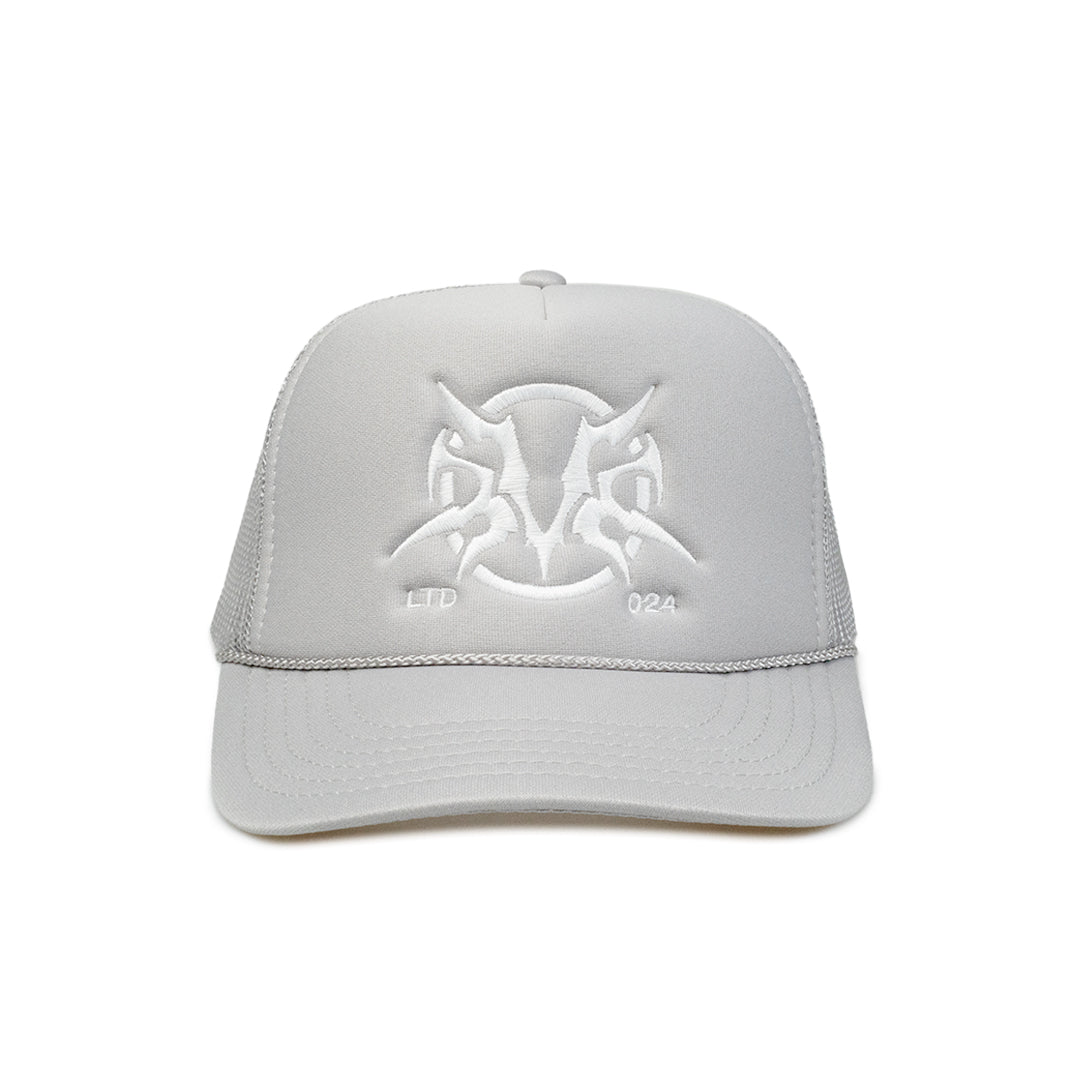 VANOSS® | PREY TRUCKER HAT (SILVER) - VANOSS® Official
